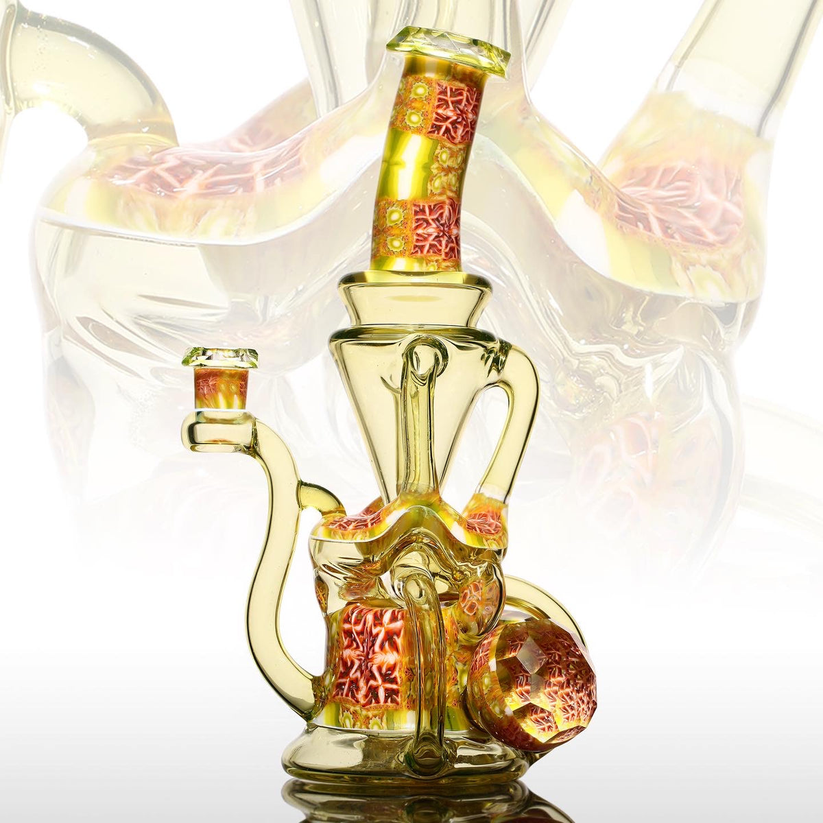 Hunters Glass Triple Uptake Saddle Recycler – Next Level Glass